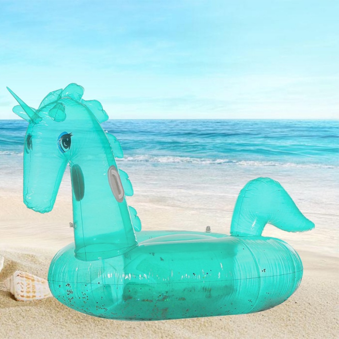 Transparent Inflatable Unicorn Water Floating Row - Yiwu Sunrise ...