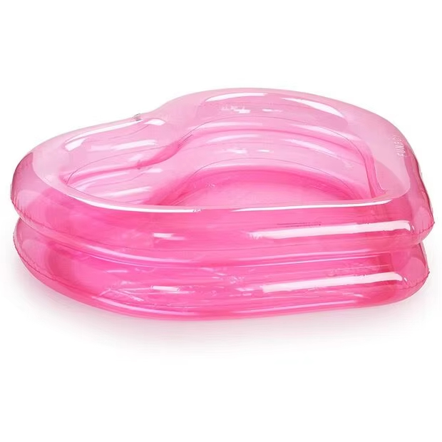 Inflatable Clear Pink Heart Swimming Pool - Yiwu Sunrise Inflatable ...