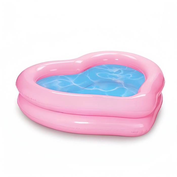 Inflatable Clear Pink Heart Swimming Pool - Yiwu Sunrise Inflatable ...