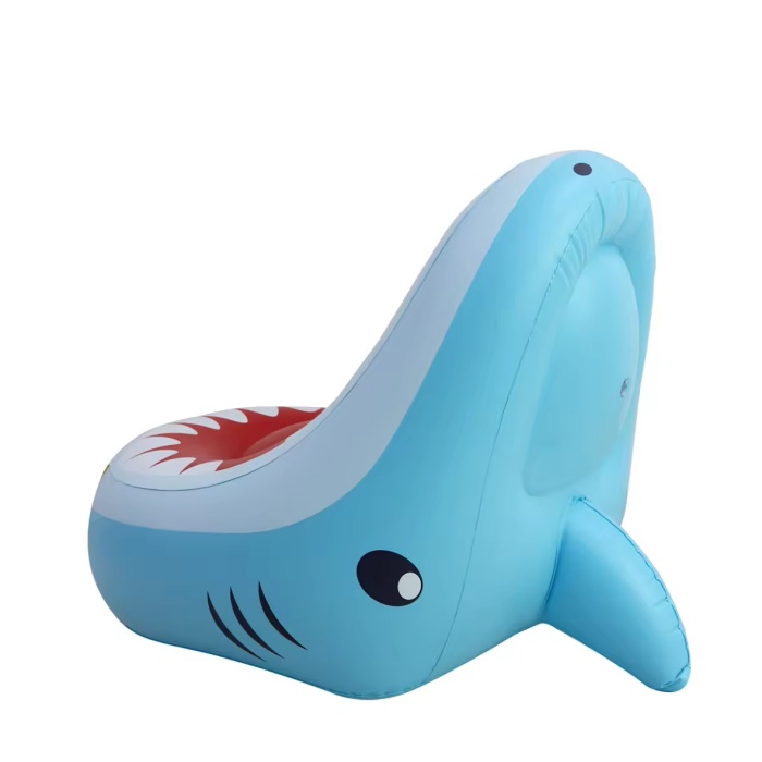 Shark shape Inflatable Baby sofa chair - Yiwu Sunrise Inflatable Toys LTD