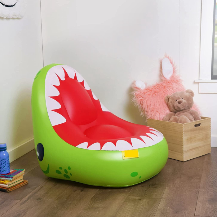 Shark shape Inflatable Baby sofa chair - Yiwu Sunrise Inflatable Toys LTD