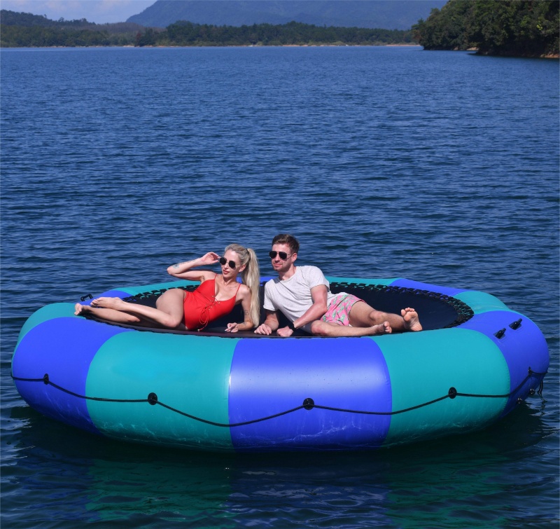 Inflatable floating water trampoline - Yiwu Sunrise Inflatable Toys LTD