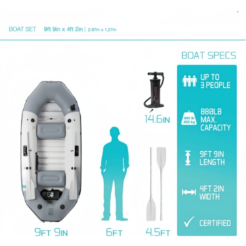 4 Person electric inflatable boat - Yiwu Sunrise Inflatable Toys LTD