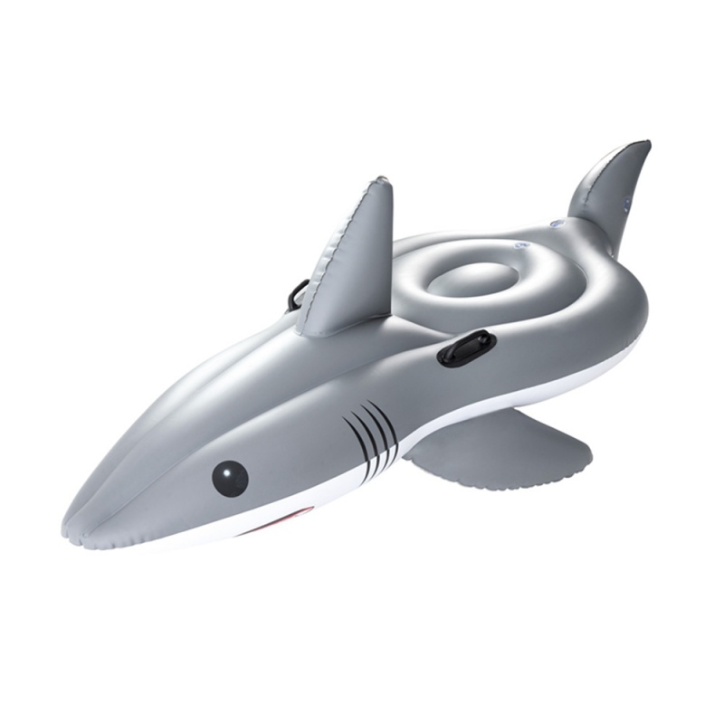 Wholesale OEM Inflatable Shark Fun PVC Inflatable Animal Ride-on Pool ...