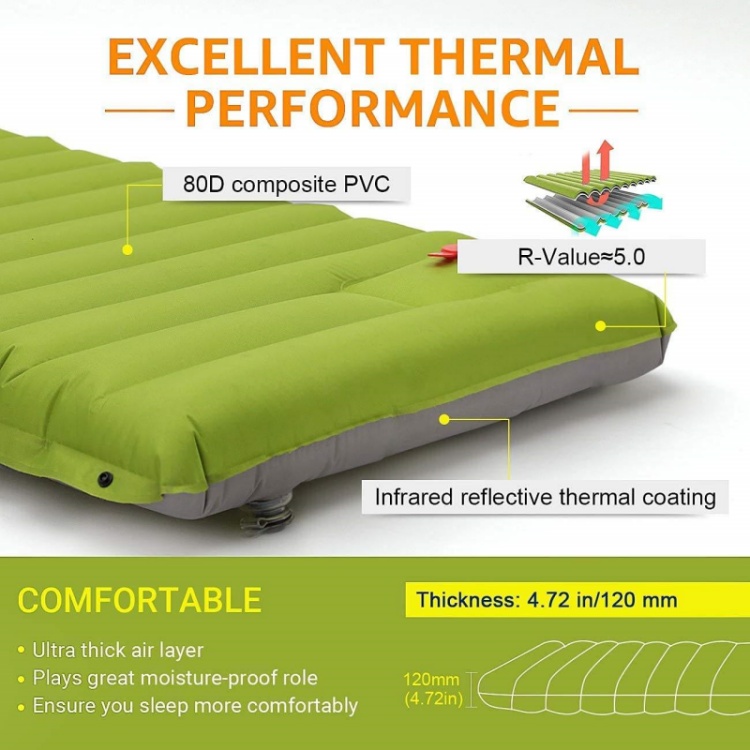 Heavy duty Inflatable camping air mattress - Yiwu Sunrise Inflatable ...