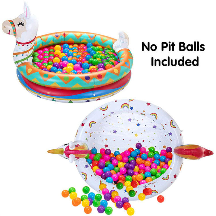 Inflatable Unicorn Llama Swimming Pool For Kids - Yiwu Sunrise ...